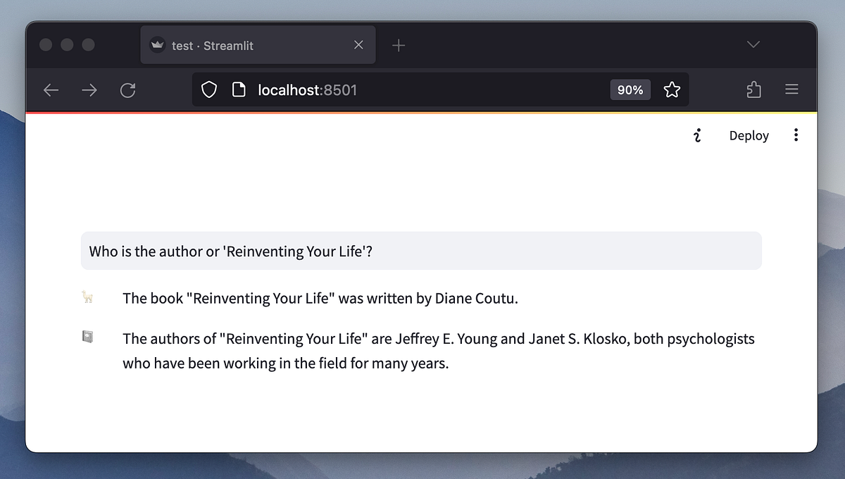 Streamlit + Local LLM + PDFs. Building off earlier outline, this… | by ...
