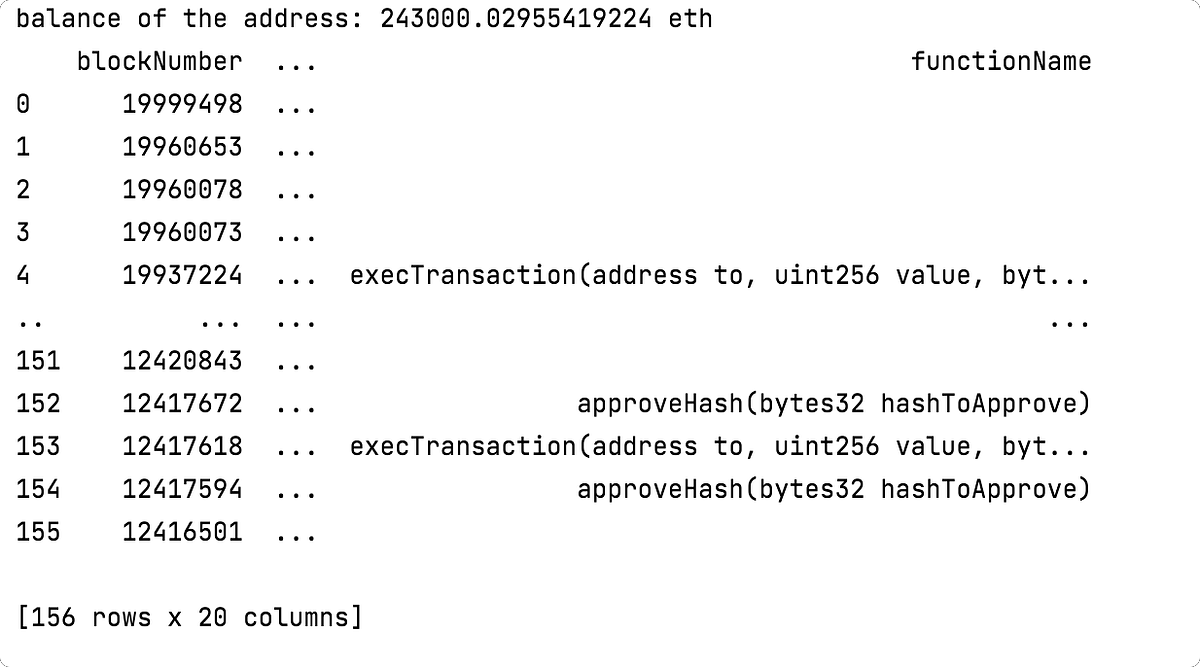 Better way to get transaction data on etherscan using API and python | by Mkwq | Medium