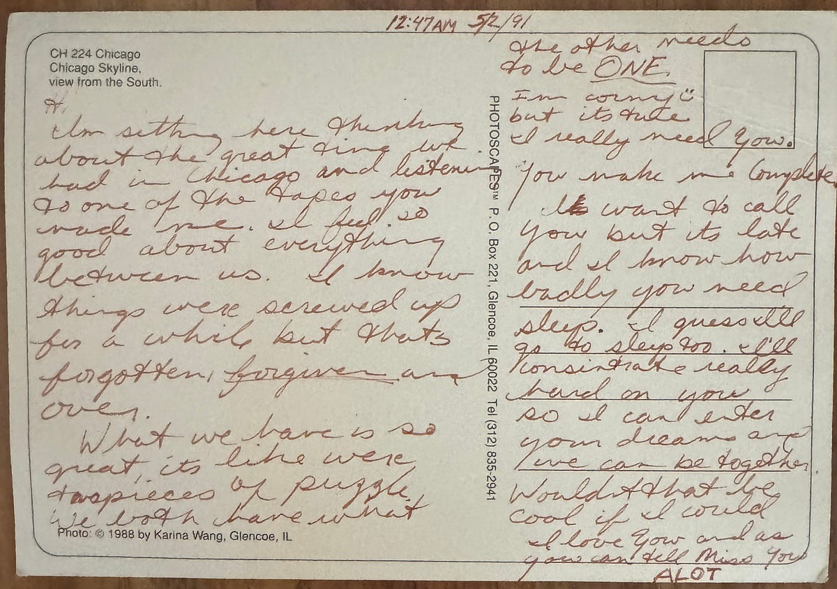 Enter Your Dreams. #15. 5/2/1991. | by Letters from Tracy | Medium