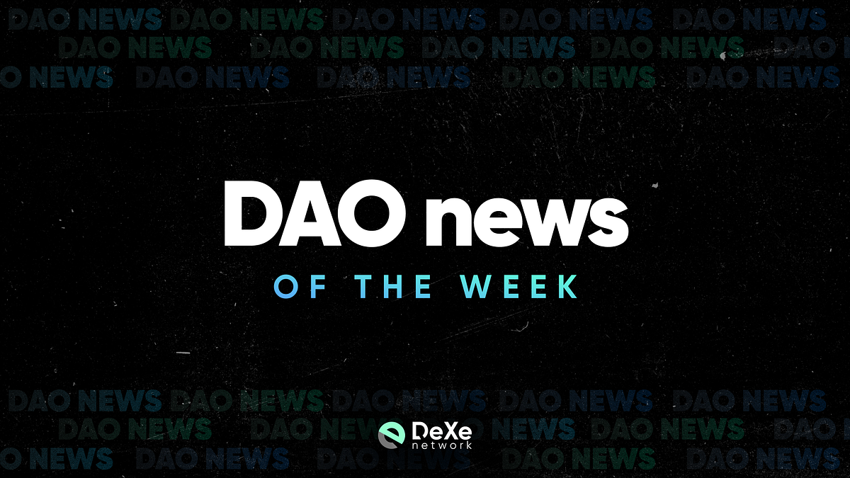 State of the DAOs — June 13th. The big drop in overall treasury volume ...