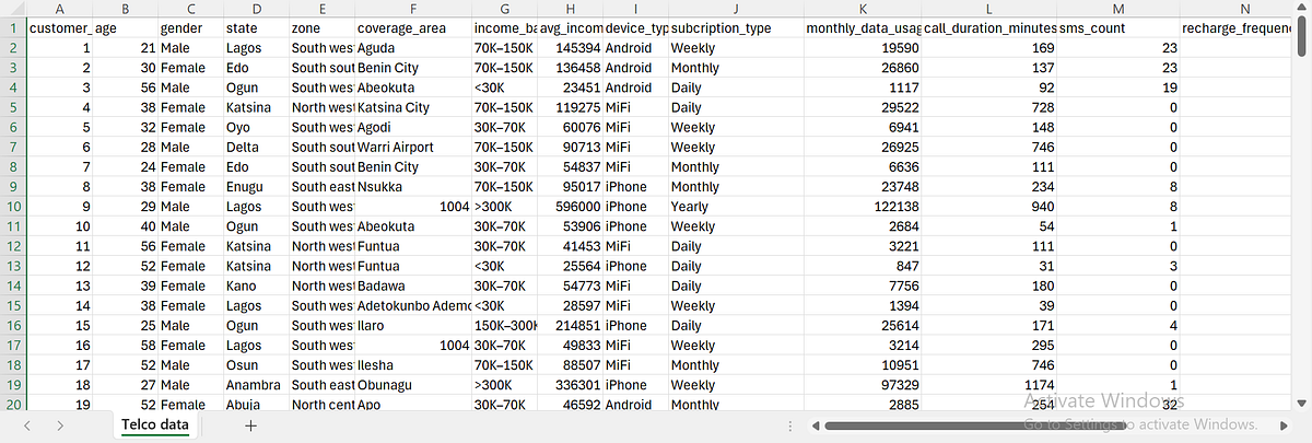 Building My Own Telecom Dataset from Scratch & Drawing Real Business ...
