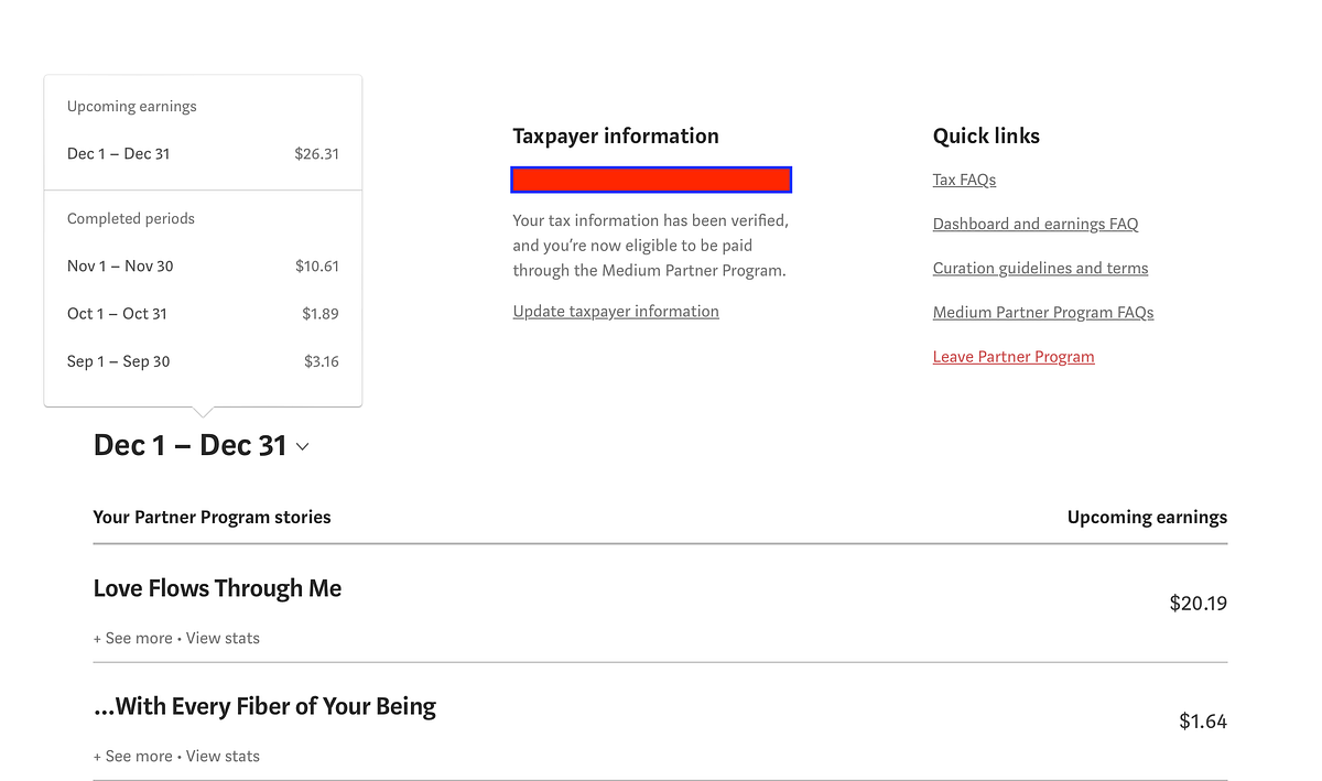 I’ve Earned Twenty-Six Dollars So Far in Only My Fourth Month of ...