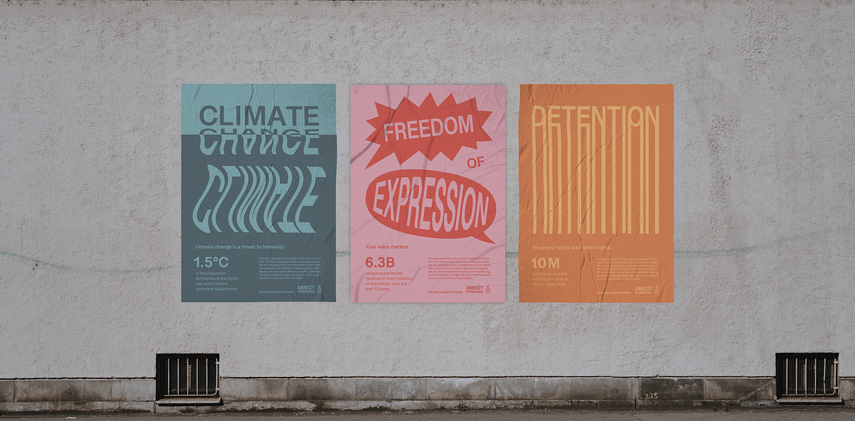 Amnesty International Posters. Assignment | by Zoe So | Dec, 2023 | Medium