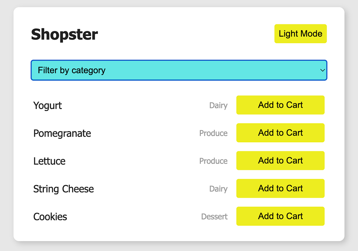 React State, Events and Dropdown Menu | by Sbasken | Medium