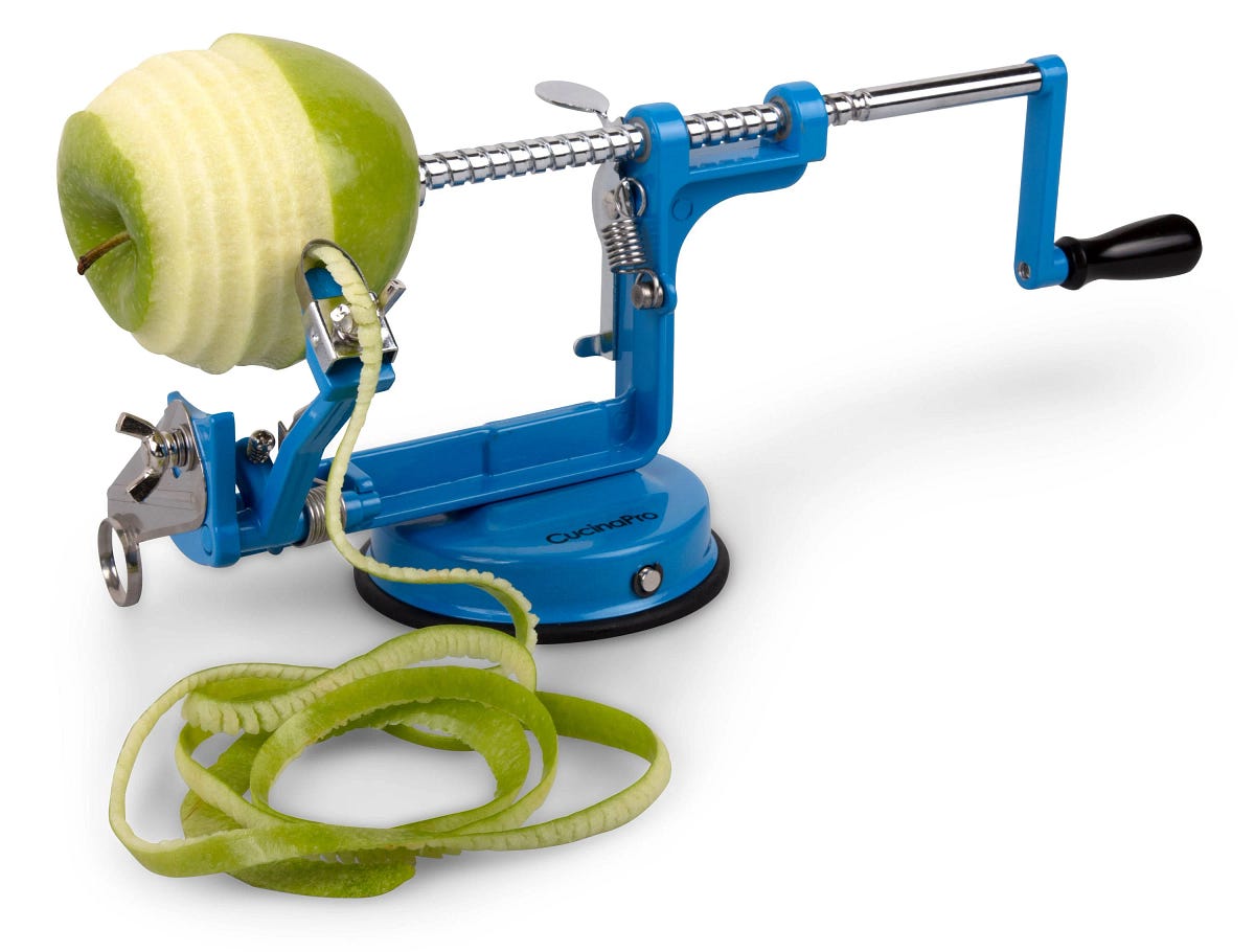 apple peelers and corers. Looking for the perfect tool to make… | by Cory Shelton | Medium