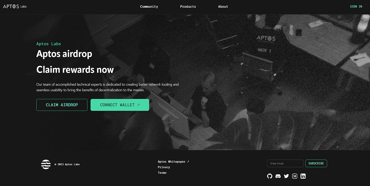 Aptos Airdrop — Claim Free APT Coin | by Sensei | Feb, 2024 | Medium