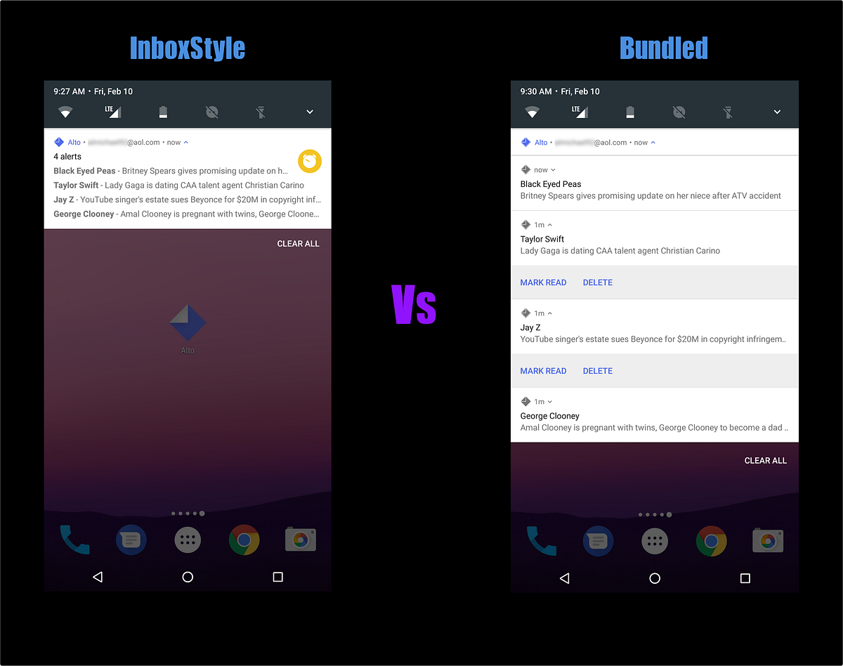InboxStyle vs. Bundled Notifications in Android | by Albert Micheal | Medium