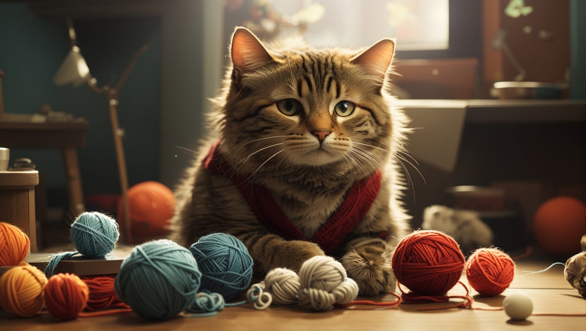 My Cat’s Midlife Crisis and the Mystery of the Missing Yarn Ball | by ...
