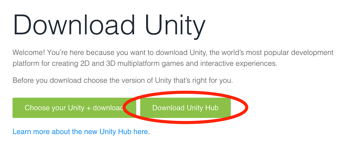 Installing Unity. Before you can start making amazing… | by Dustin ...
