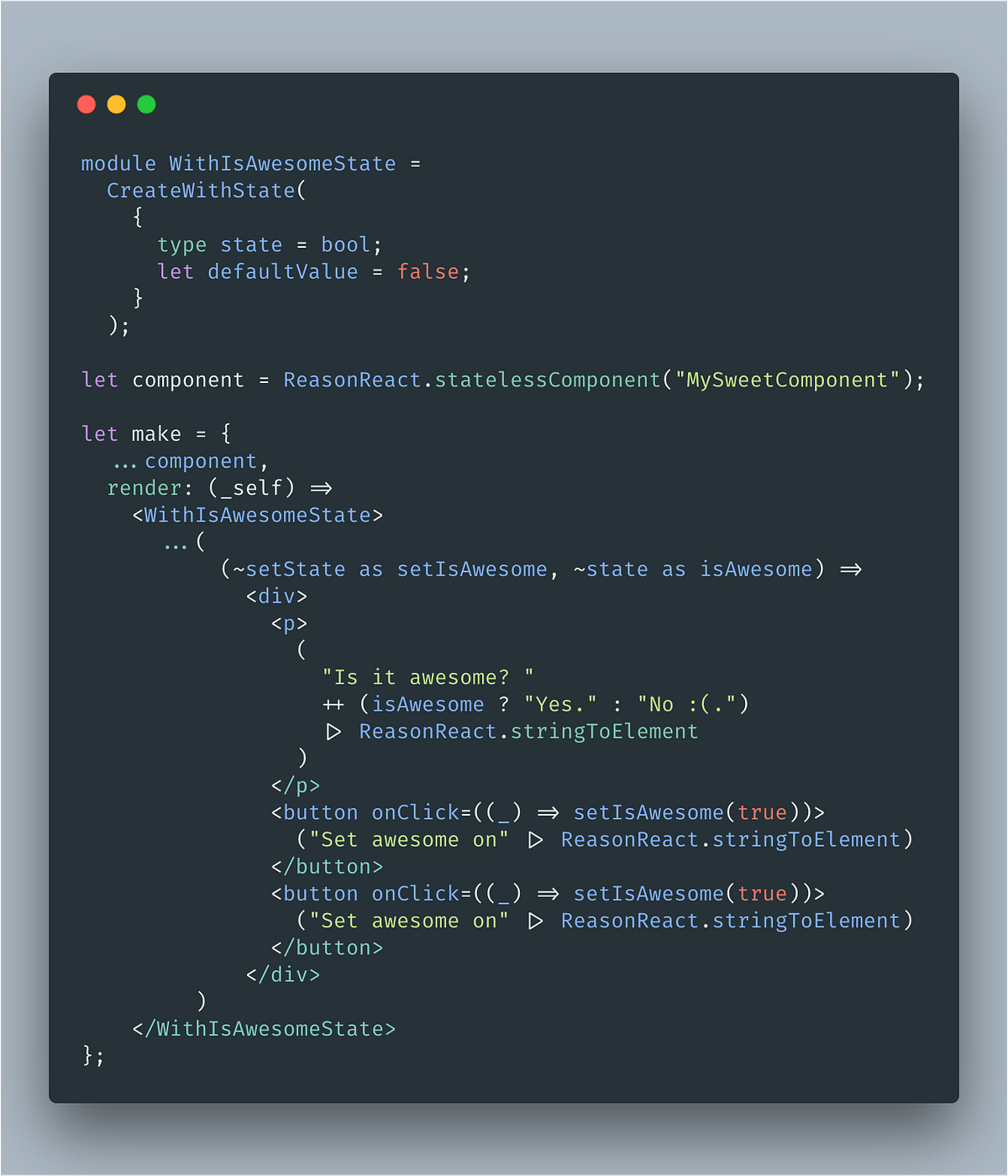 Binding a React HOC to ReasonML Render Props (aka Children as Function) | by Gabriel Rubens ...