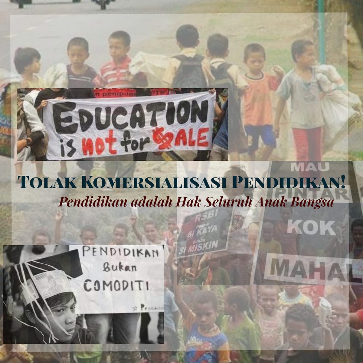 KOMERSIALISASI PENDIDIKAN. Pendidikan merupakan hak yang harus… | by ...