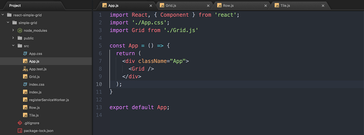 Building a simple grid with React & CSS | by David Tenenbaum | Medium