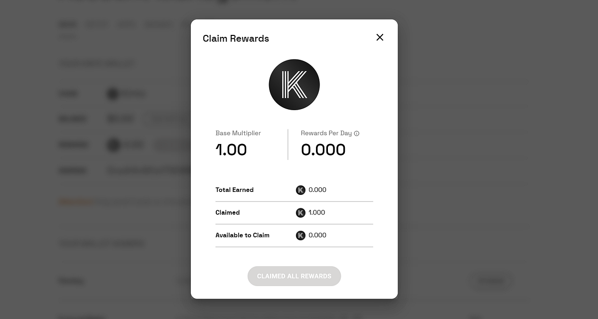 Kinto Airdrop: Earn $K Tokens free with Easy KYC and Secure Deposits! | by Thav | Oct, 2024 | Medium