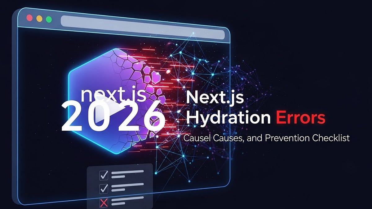 Next.js Hydration Errors in 2026: The Real Causes, Fixes, and ...