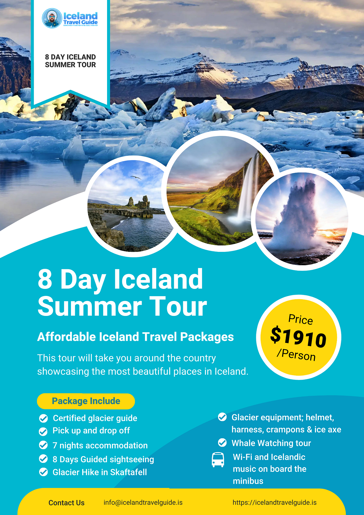 8 Day Iceland Summer Tour Booking - Iceland TravelGuide - Medium