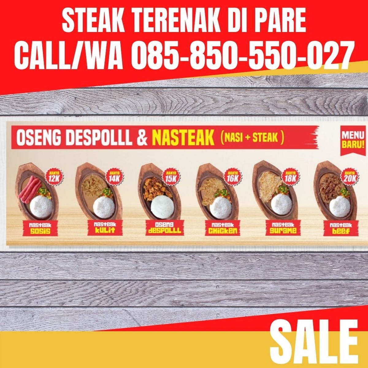 SPESIAL,CALL 085–850–550–027 Menu Chicken Steak Terbaru - tempatmakanhits dipare - Medium