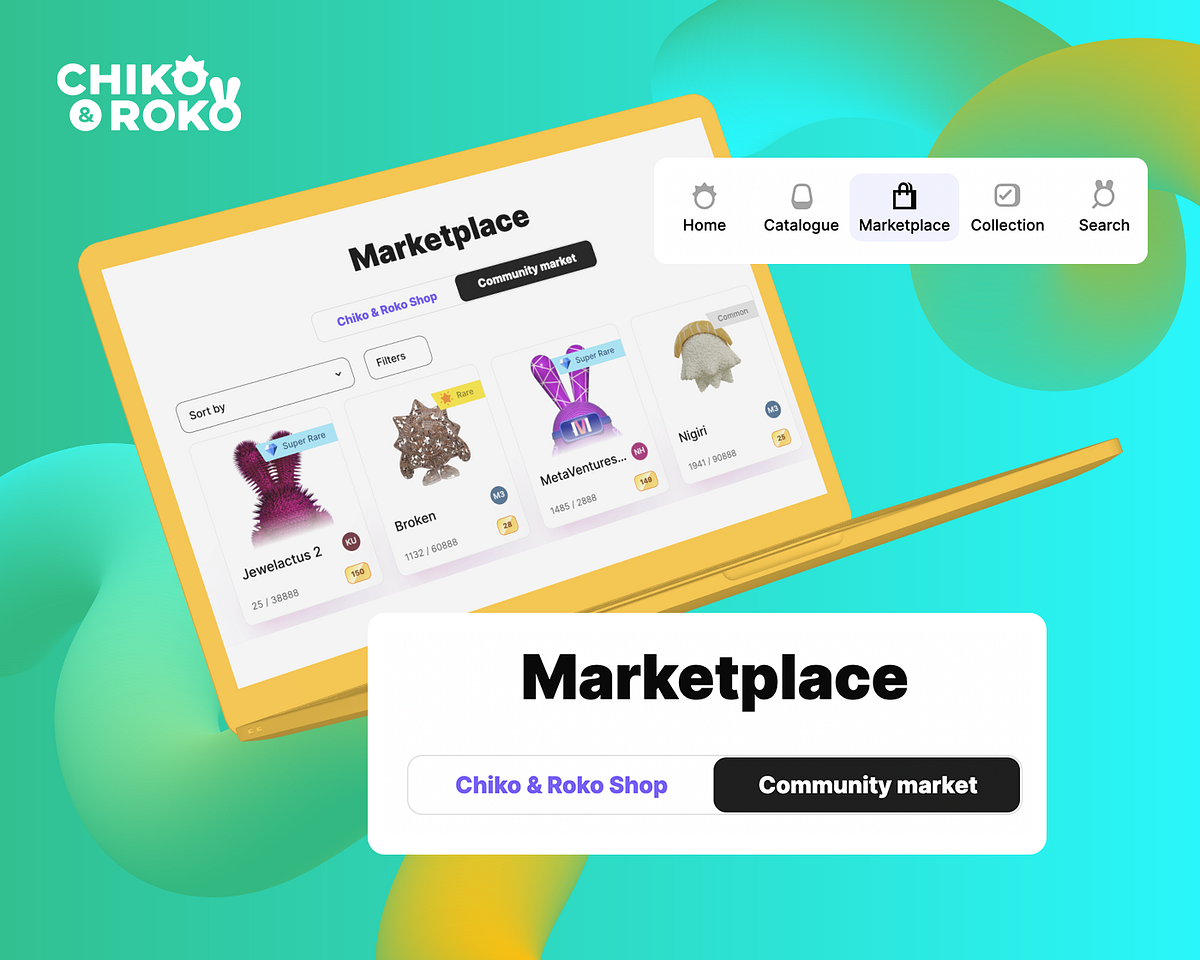 Instruction: How to use Chiko&Roko Community Market | by ArToys | Medium