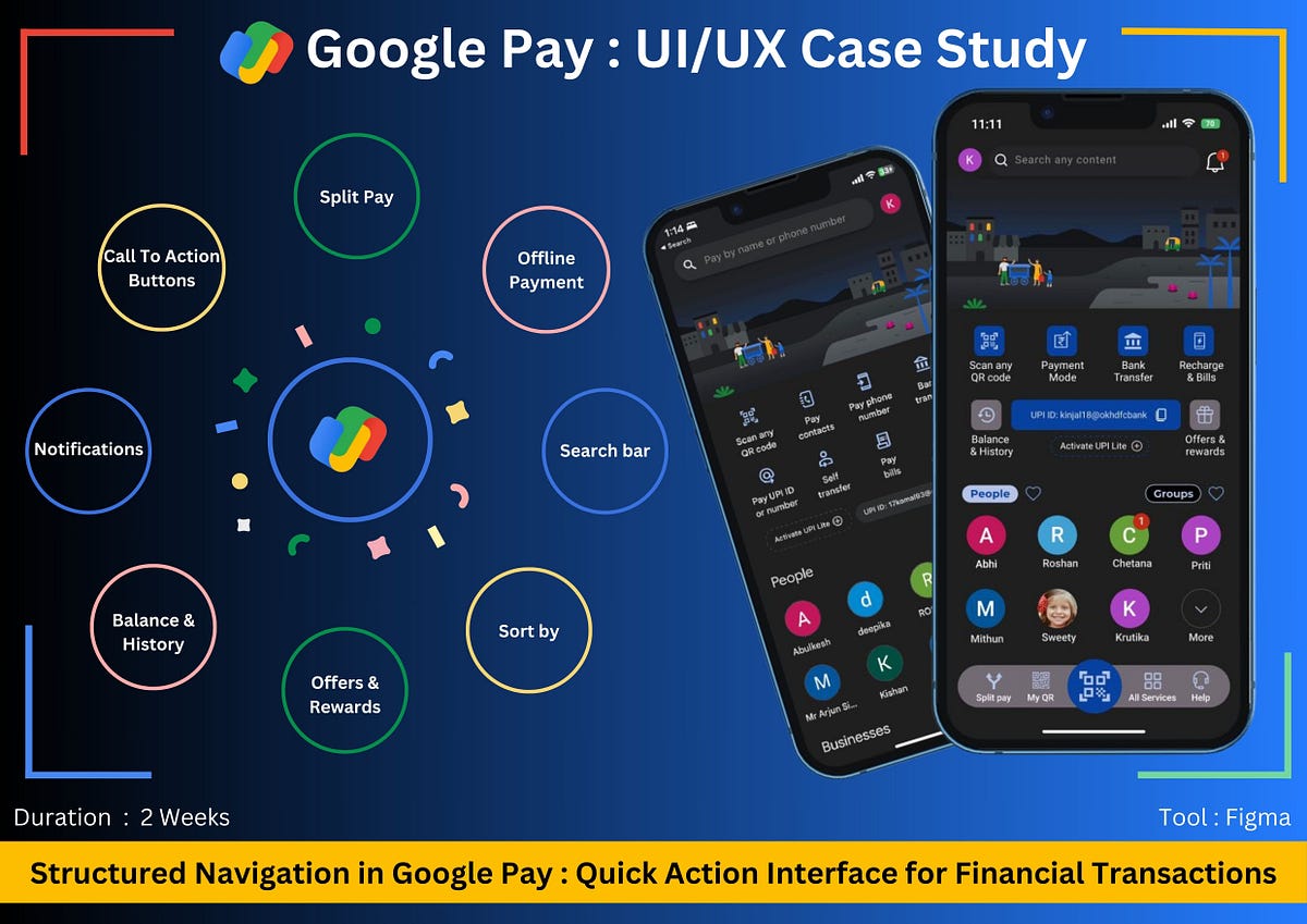 Structure Navigation in Google Pay : Quick Action Interface for ...