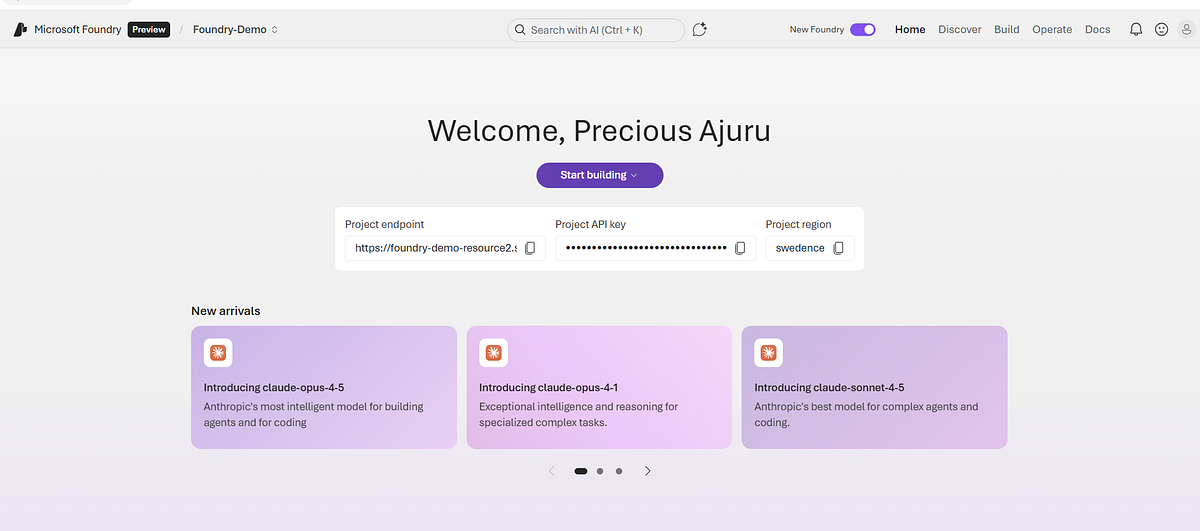 Meet Microsoft Foundry. The New Identity of Azure AI Foundry | by ...
