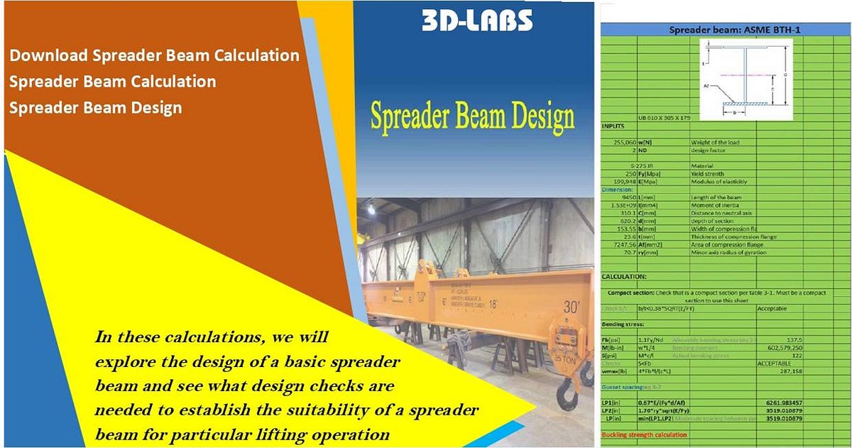 Spreader Beam Calculation In UK - Design manager - Medium