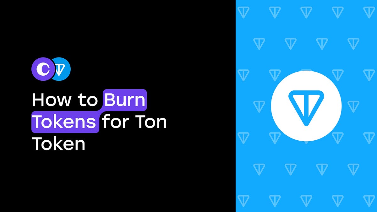 How to Burn Tokens for Ton Token. What is “Burn Tokens”? | by Coin Factory | Medium