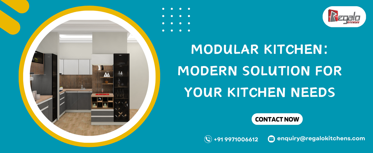 Modular Kitchen: Modern Solution For Your Kitchen Needs - Regalo ...
