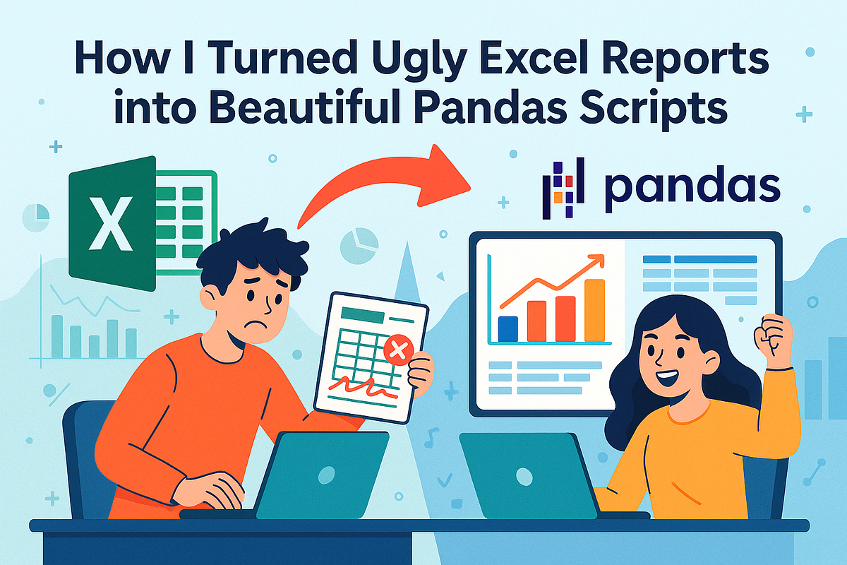 How I Turned Ugly Excel Reports into Beautiful Pandas Scripts | by Nikulsinh Rajput | Jun, 2025 ...