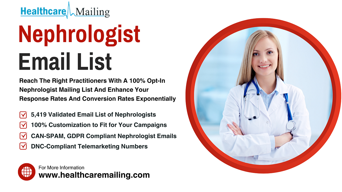 Why Nephrologist Email Lists Are Vital for B2B Sales | by Daniel ...