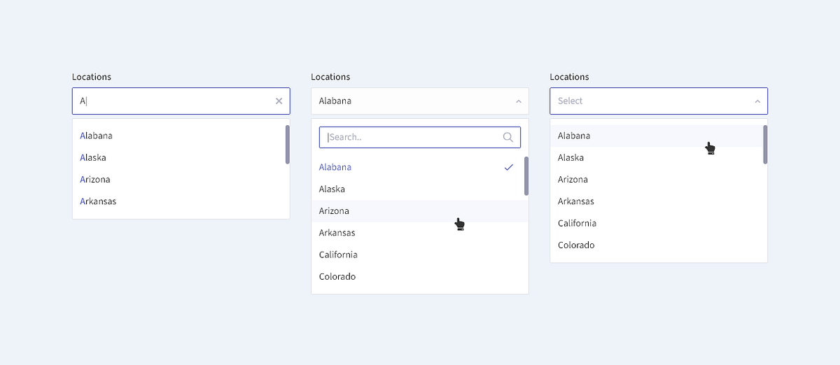 Searchable dropdown design or not? | by Sundas Ilyas | Medium