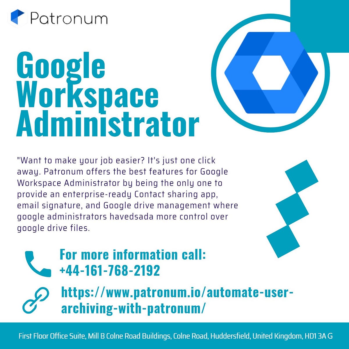 Google Workspace Administrator - Patronum - Medium