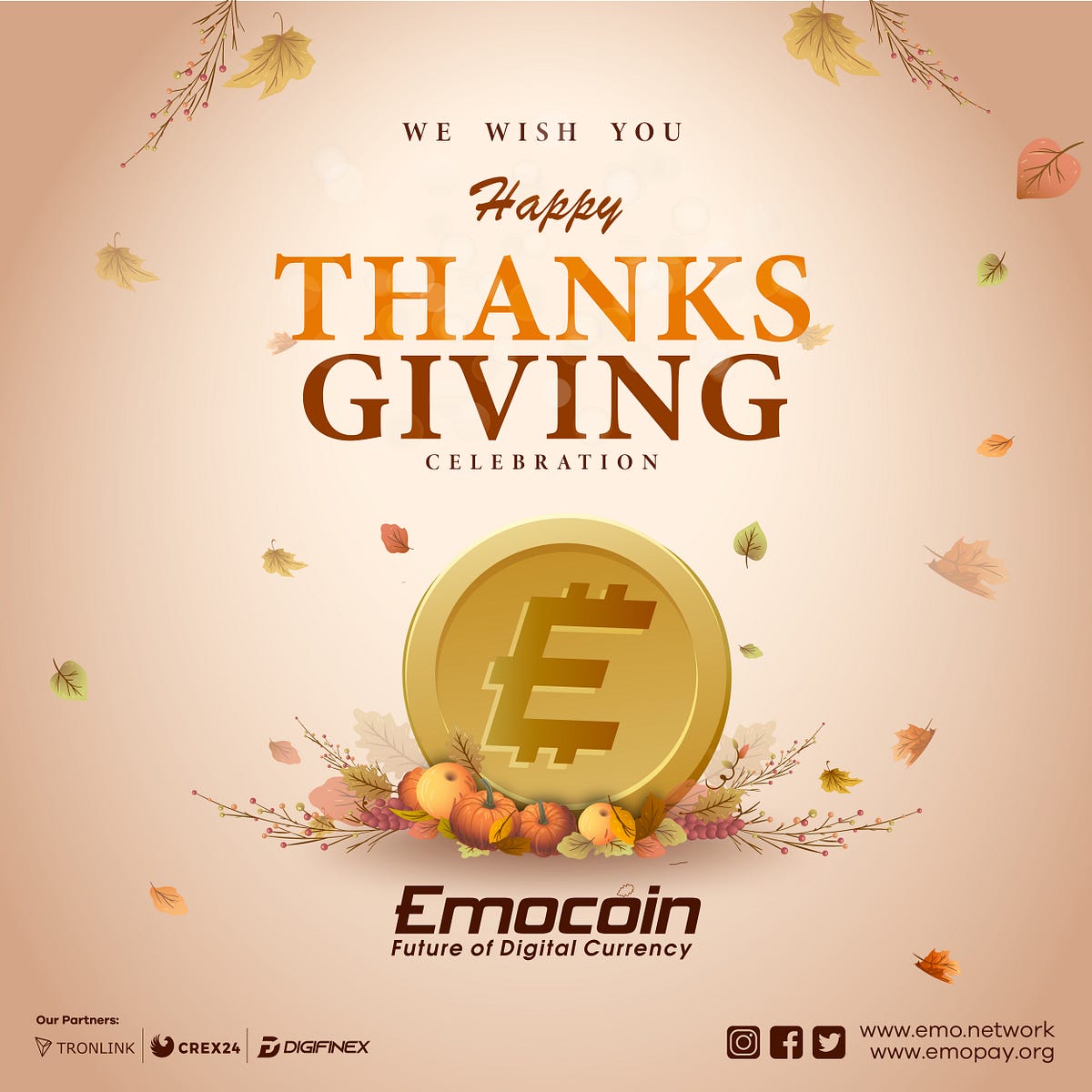 At this time of Thanksgiving celebration, our thoughts turn gratefully ...