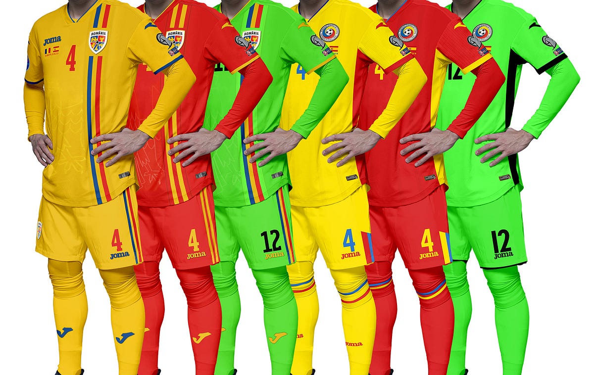 Joma Kits timeline — Romania’s kits from 2015 to 2024 | by On Romanian ...
