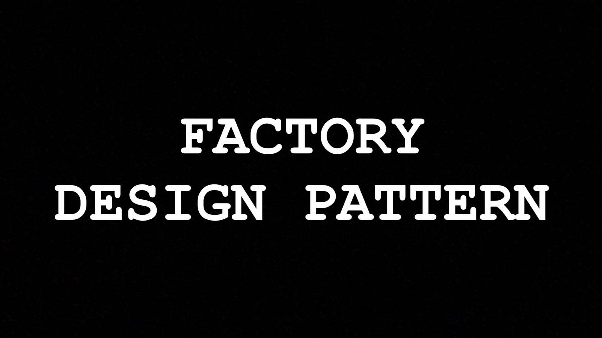 Factory Design Pattern Nedir?. Design Patterns eğitim serisindeki ilk ...