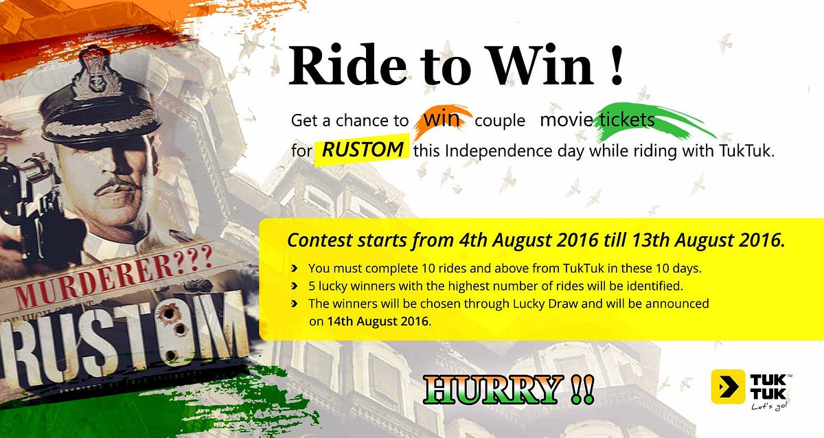 Ride to Win! | by TukTuk | Medium