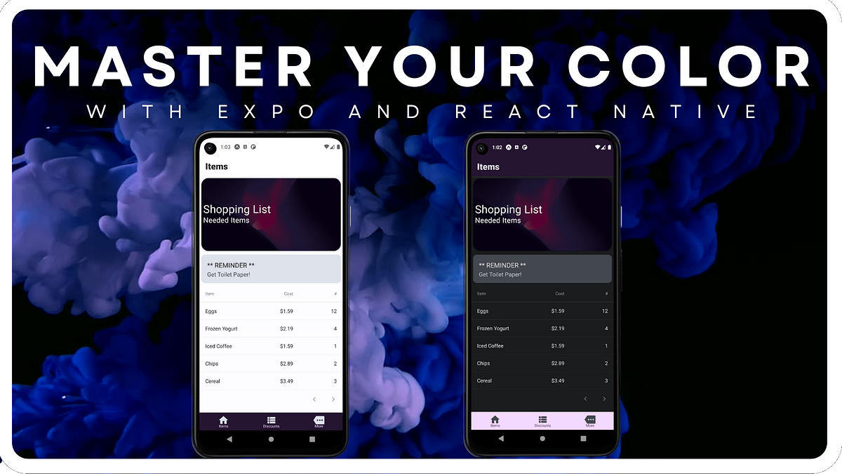 How to Add Custom Themes to Your Mobile Apps Using React Native and Expo | by Ed Rutherford ...
