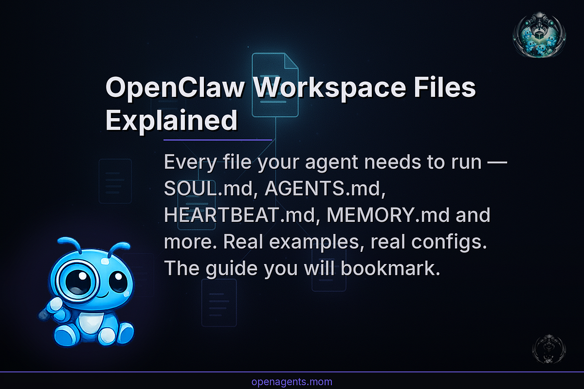 AI Agents 003 — OpenClaw Workspace Files Explained: SOUL.md, AGENTS.md ...