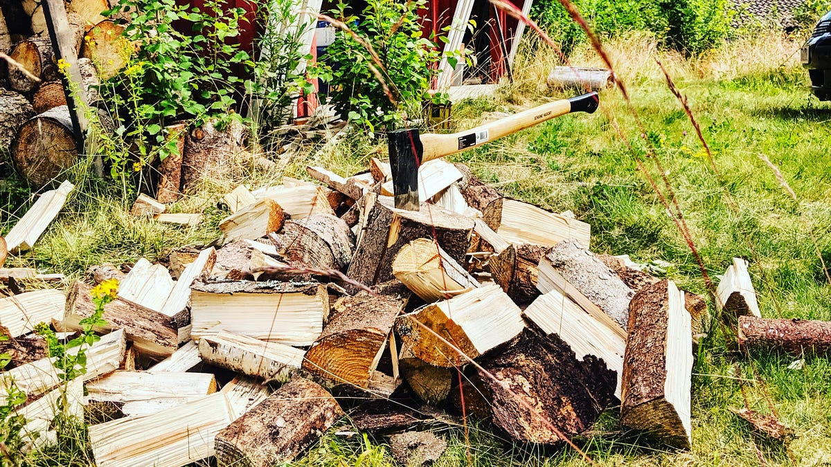 Zen and the Art of Chopping Wood. This might be healthy | by Bjørn ...