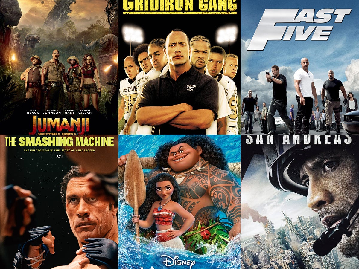 Top 10 Films Starring Dwayne “The Rock” Johnson | by DAR Sports Media ...