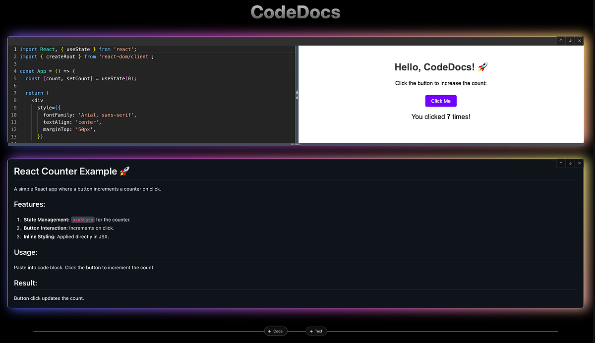 Building CodeDocs: Lessons Learned from Creating a Web-Based Code Editor | by Arshan Shaikh ...