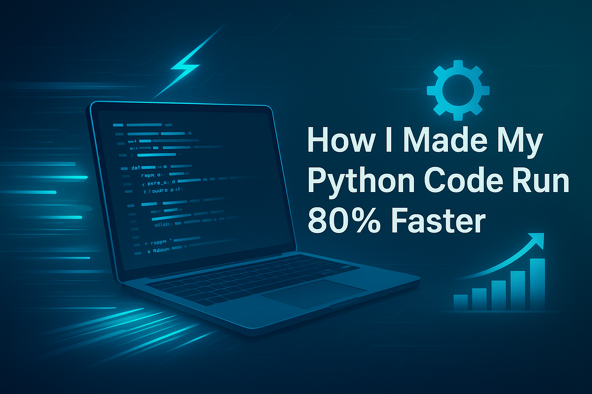 How I Made My Python Code Run 80% Faster | by Chirag Chandel | Sep, 2025 | Medium