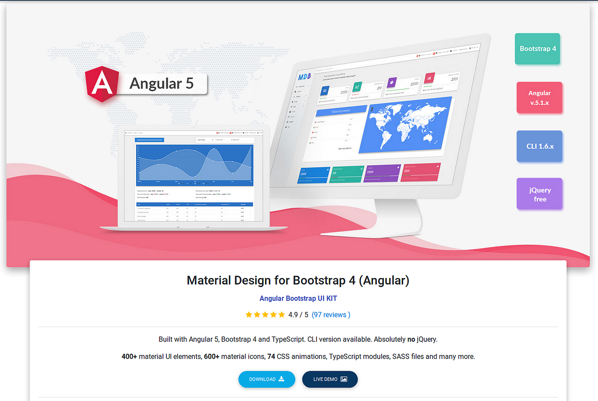 Steps For Integrating MD Bootstrap In Jhipster Project | by Balvinder ...