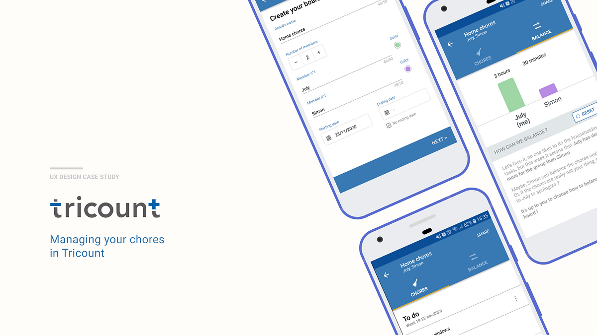 UX/UI Design Case Study: Managing your chores with Tricount | by July ...
