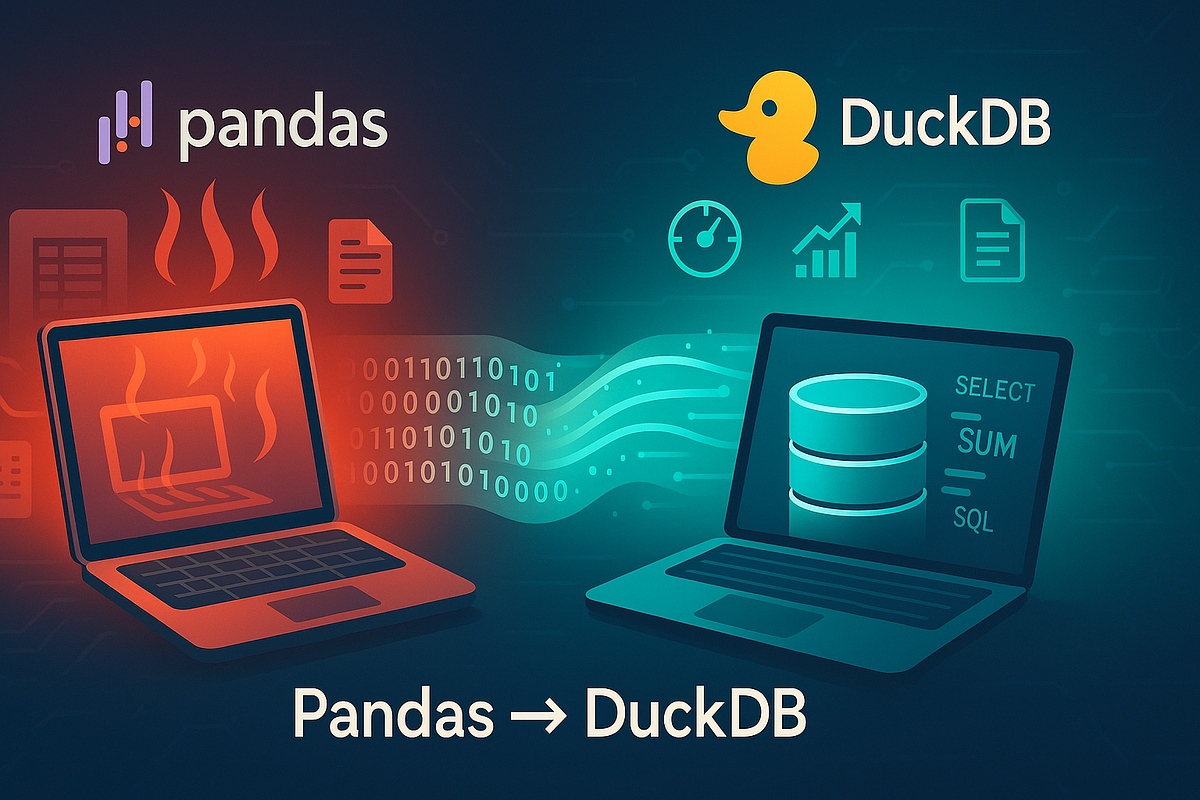 I Replaced Pandas with DuckDB — And My Laptop Fans Finally Stopped | by Bhagya Rana | Aug, 2025 ...