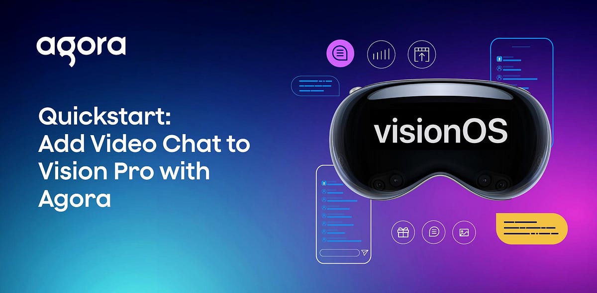 Quickstart: Add Video Chat to Vision Pro with Agora | by Rick Cheng | Agora.io | Medium