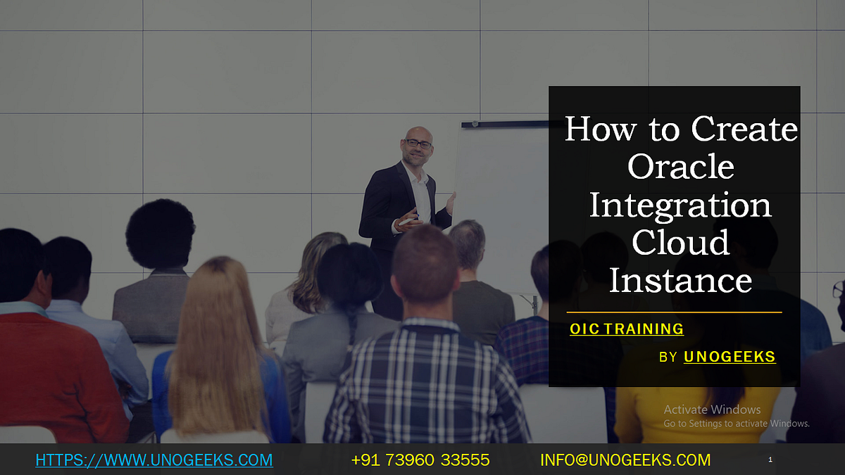 How to Create Oracle Integration Cloud Instance | by Shiva Yarlagadda | Medium