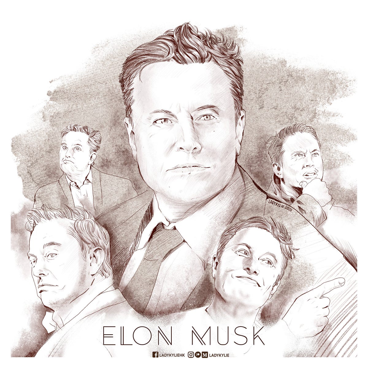 Elon Musk. Cantonese/German version on Patreon | by Ladykylie | Medium