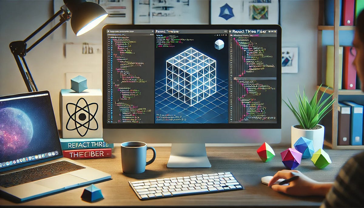 Create a React Three Fiber project | by Yulei He | Medium