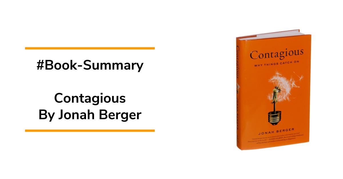 #Book-Summary: Contagious by Jonah Berger | by Dimas Suryadiyanto | Medium