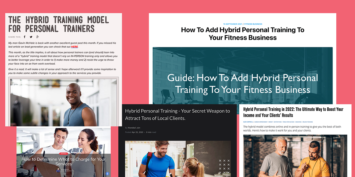 How to Price Hybrid Personal Training — a Simple Formula. | by Nicholas ...