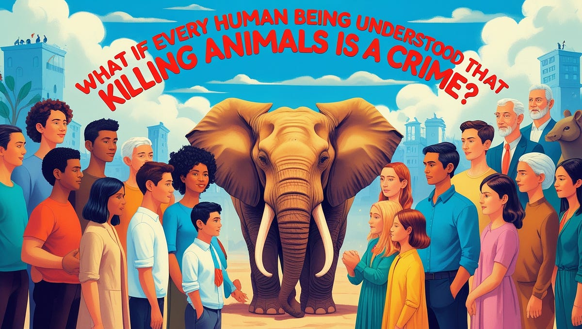What If Every Human Being Understood That Killing Animals Is a Crime ...